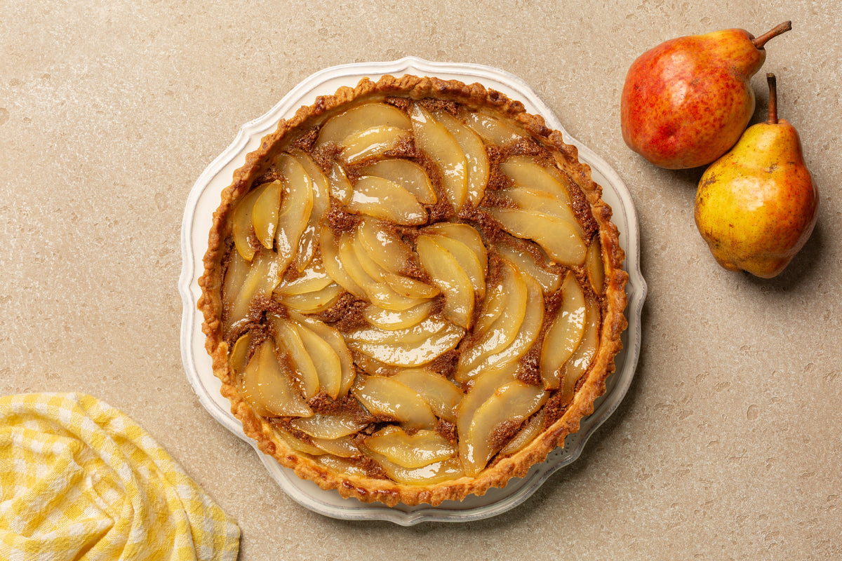 French Pear Frangipane Tart with Almond Cream – Kitchen in the box